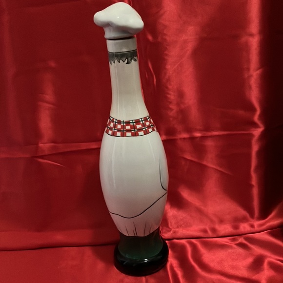 Bella Casa by Ganz | Kitchen | Vintage Cruet Chef Shape Vinegar Or Oil ...